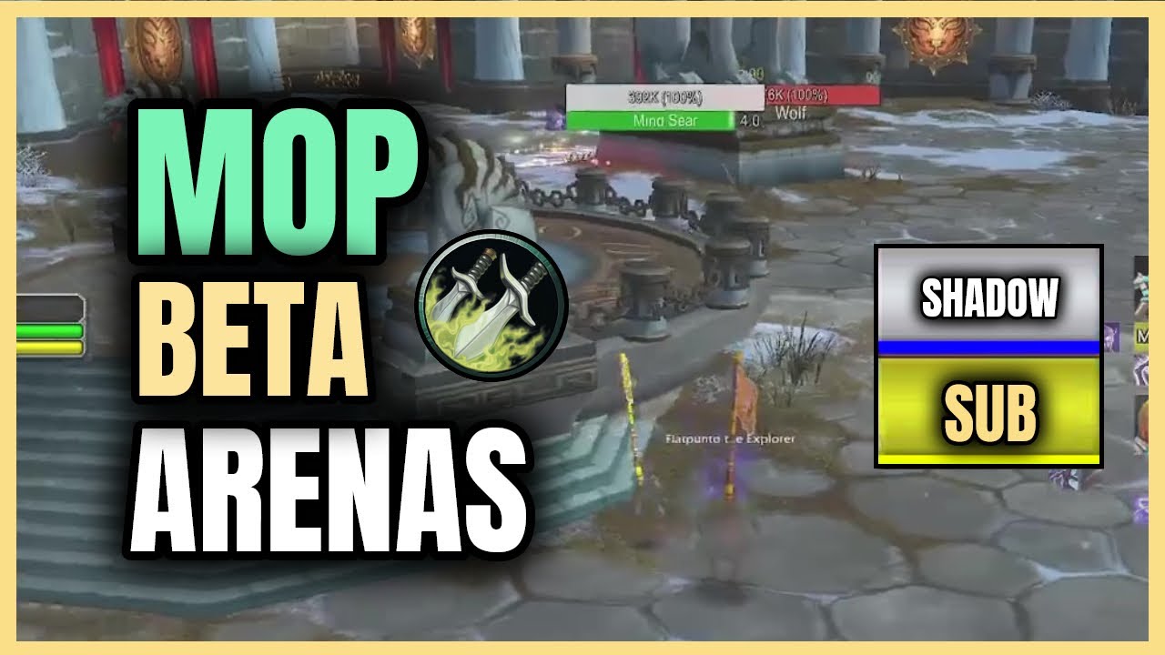 SP ROGUE ON THE MOP BETA 💀| Rogue Shadow Priest 2v2 | Mists of Pandaria Classic Beta - YouTube