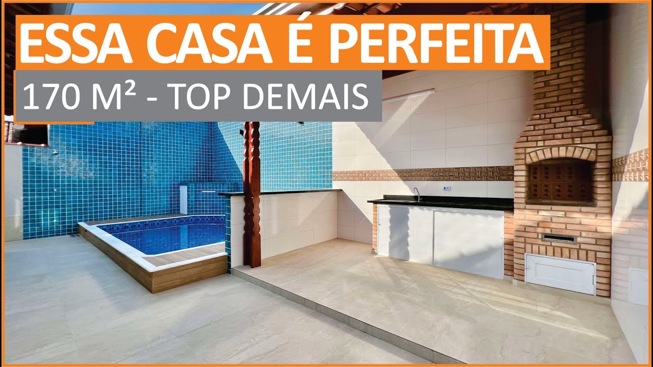 Casa ISOLADA fantástica em Praia Grande com PISCINA e CHURRASQUEIRA ...