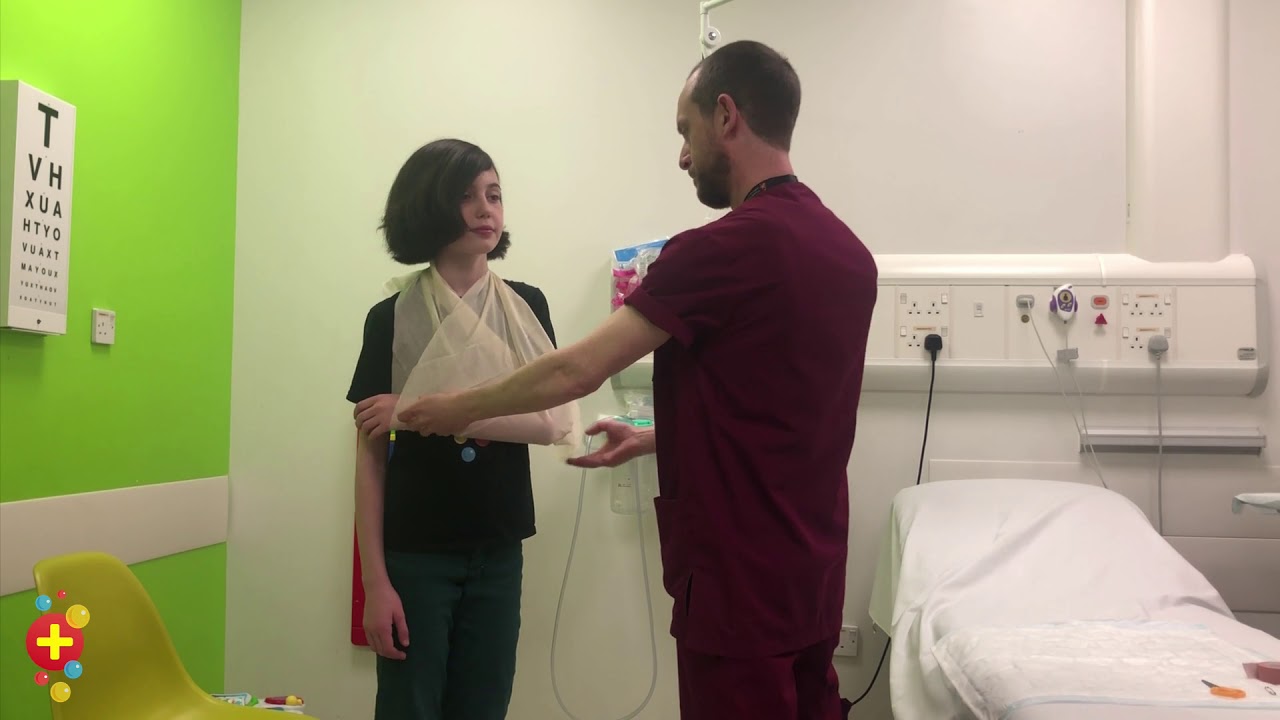 How to...apply a sling - YouTube