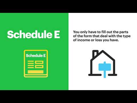 What is a Schedule E Form? - YouTube