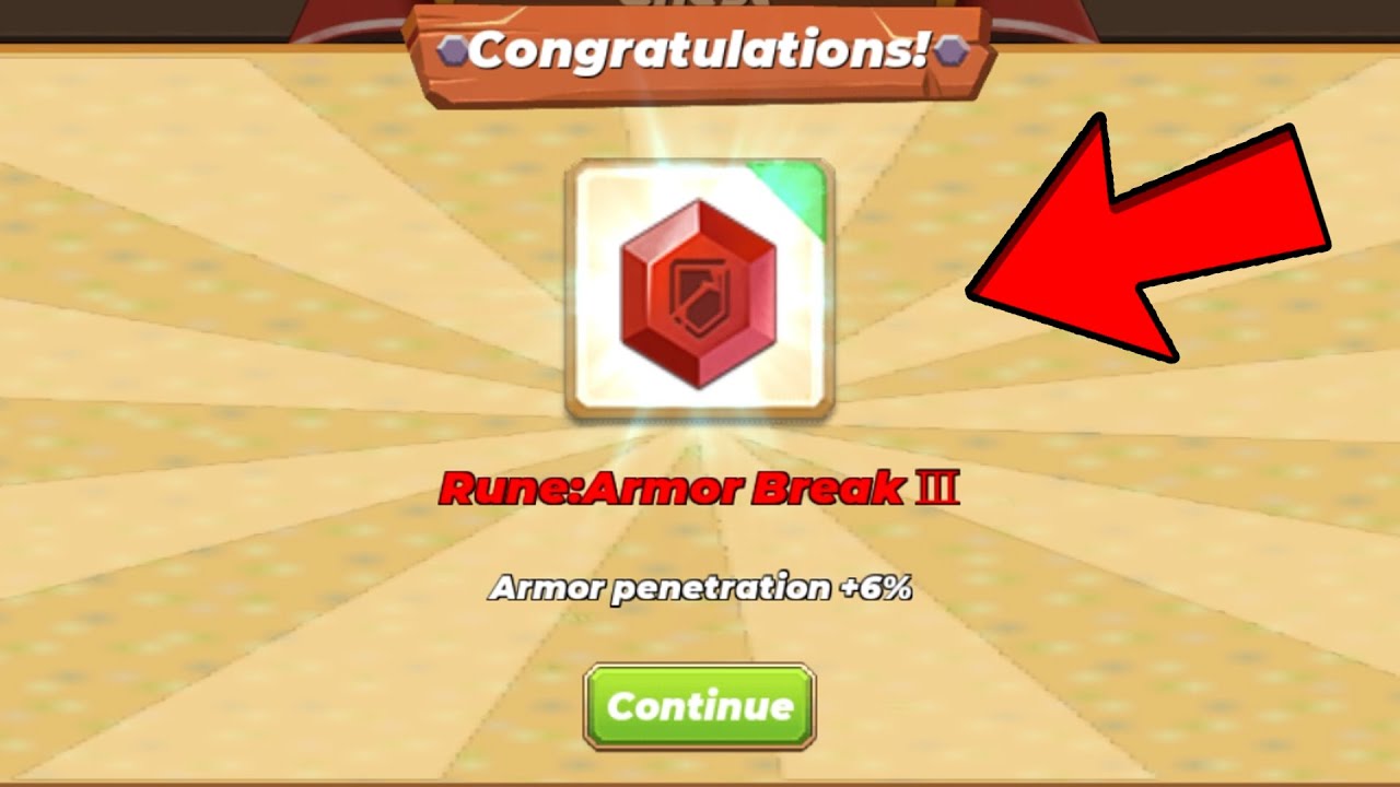 Are Armor Break Runes Good In The New Update? - YouTube