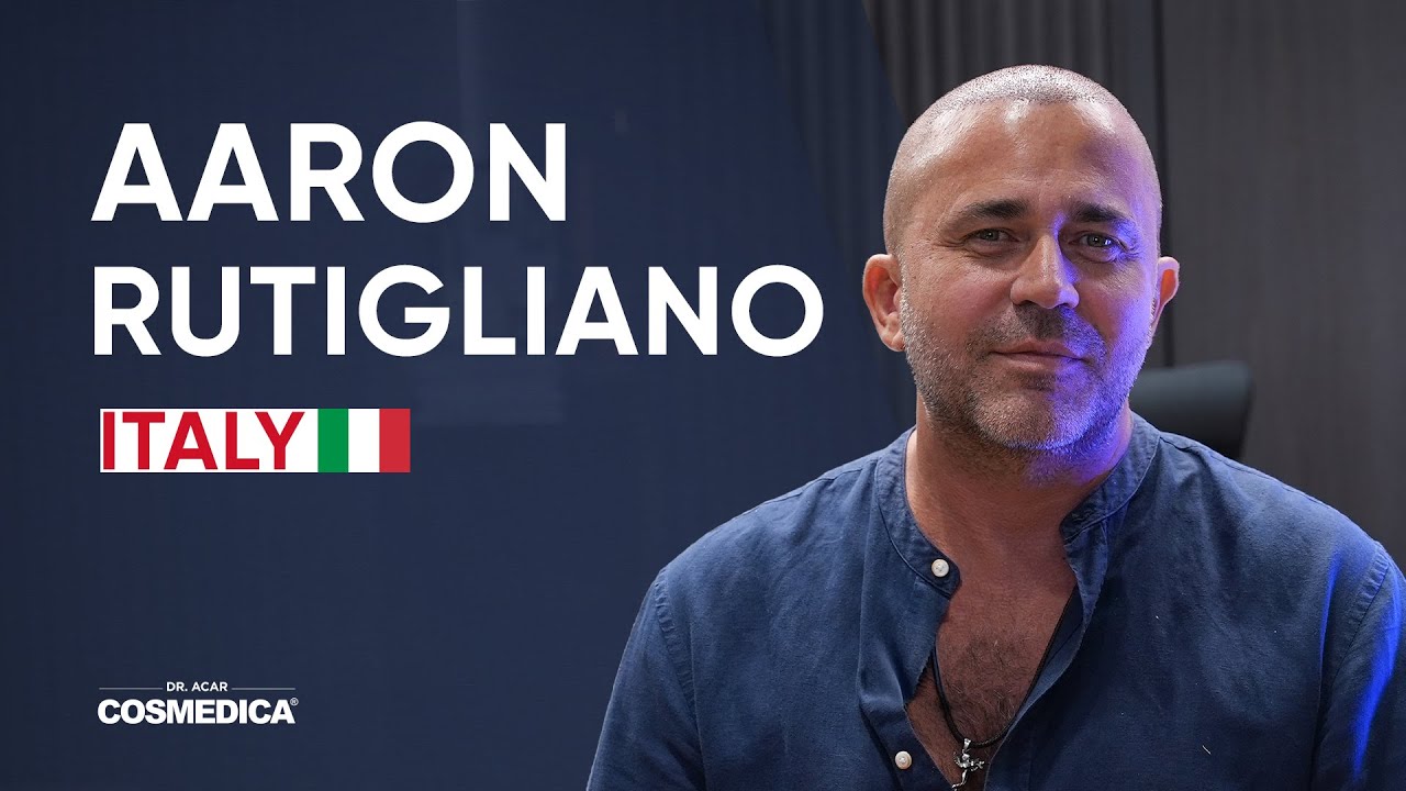 Aaron Rutigliano Hair Transplant Review | Dr. Acar | Cosmedica Clinic ...