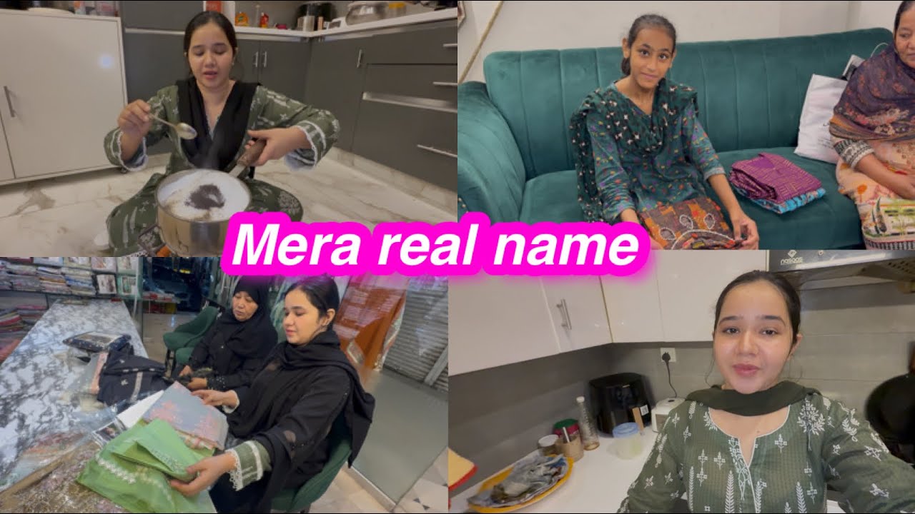 Mera real name kya hy | Halima ki eid dress | Sitara yaseen vlog - YouTube