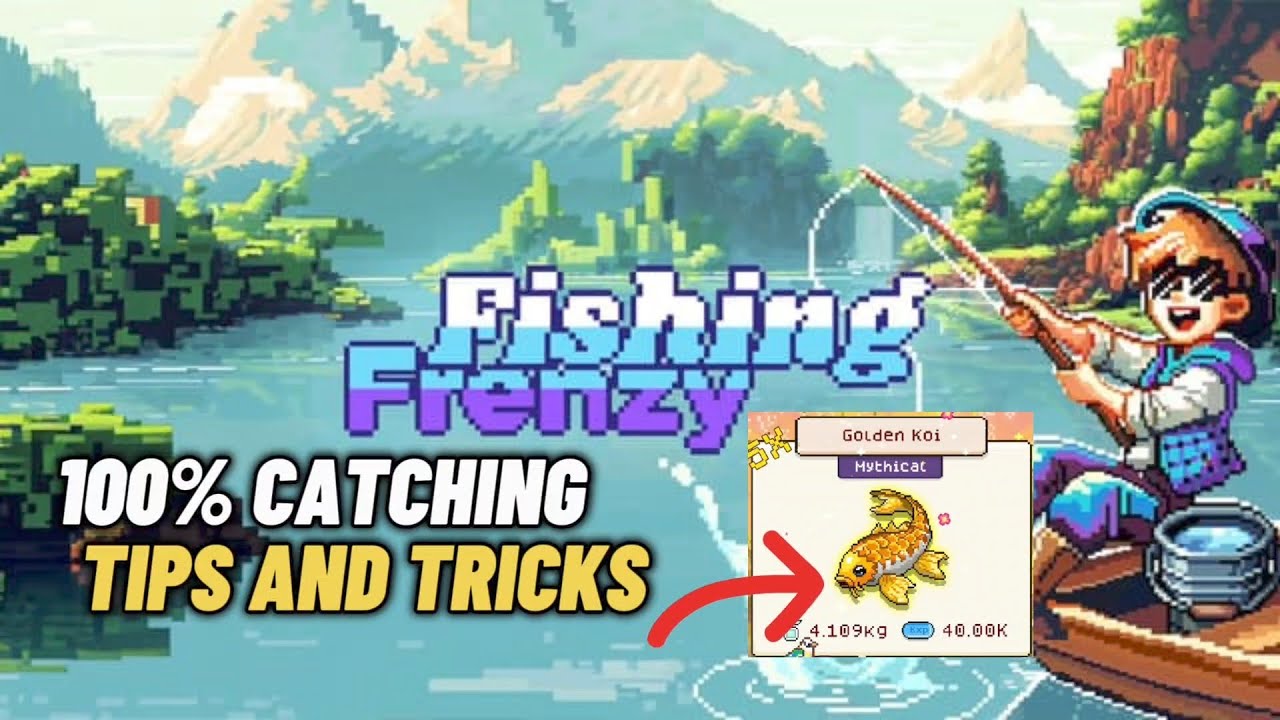 FISHING FRENZY HOW TO CATCH 100% FISH TIPS AND TRICKS ( NEW PLAY-2 ...