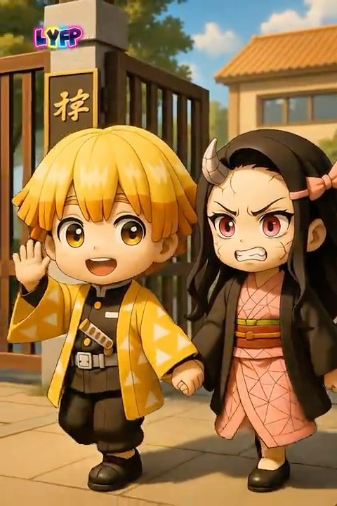 The Sweetest Demon Slayer Couple Zenitsu x Nezuko - AI Animation by ...