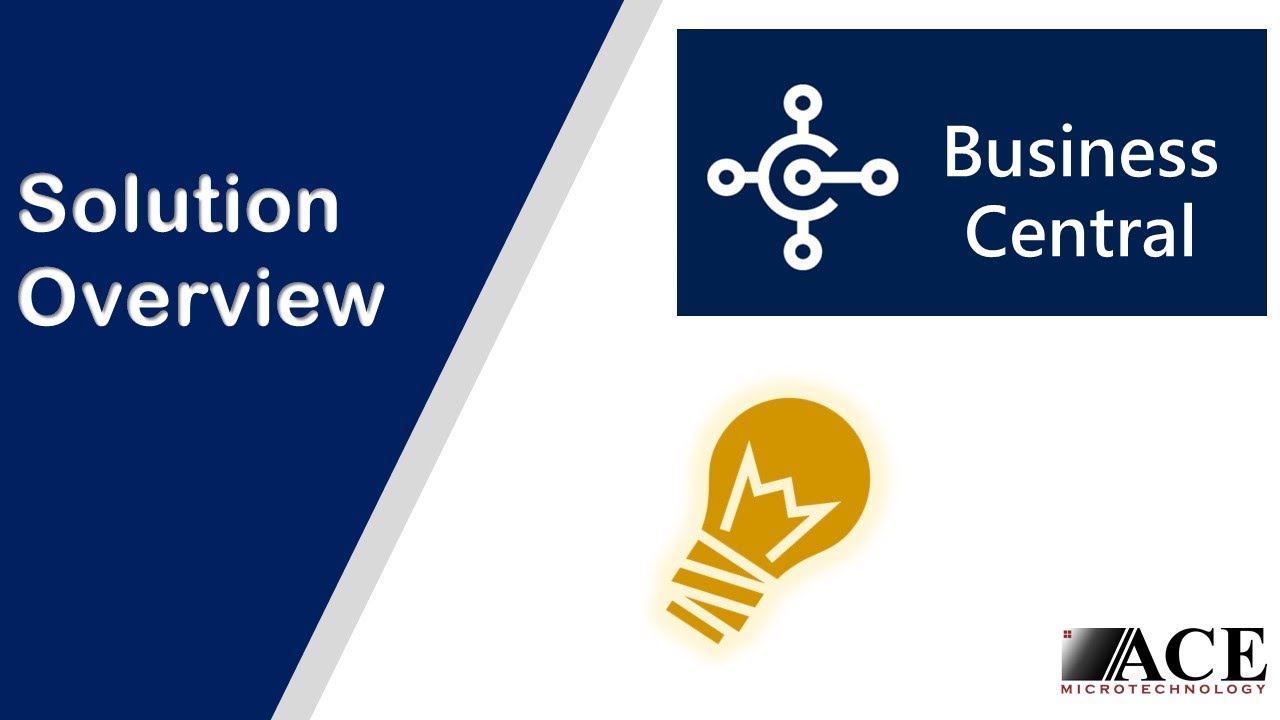 Business Central - Solution Overview - YouTube