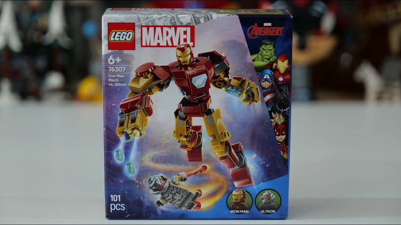 LEGO Marvel Super Heroes 76307 Iron Man Mech vs. Ultron - LEGO Speed ...