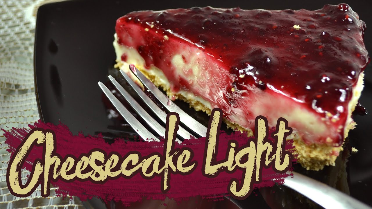 Como fazer Cheesecake Light - How to make Light Cheesecake | Cook'n ...