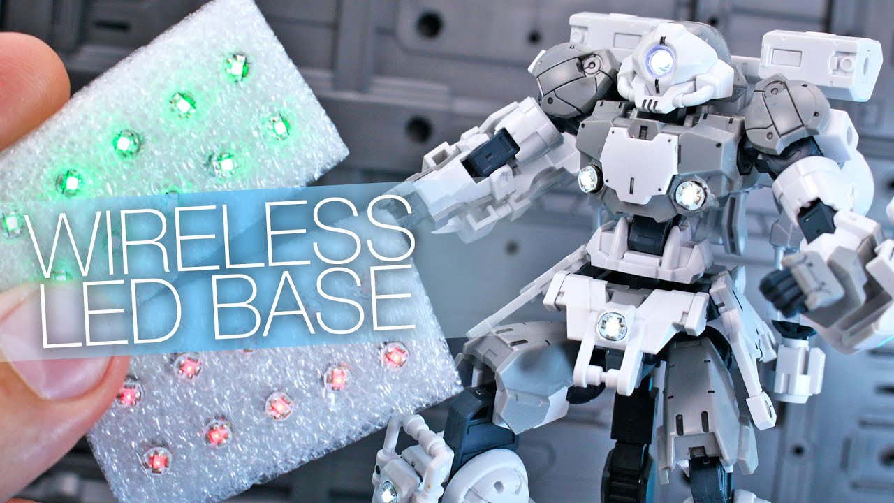 LED Hanger Base - Hobbynetics Wireless LED Base Demo - YouTube