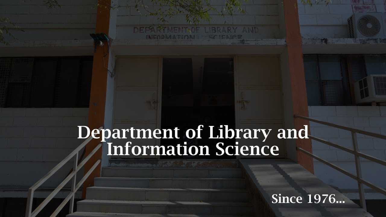 A Glance at Department of Library Science, Saurashtra University - YouTube