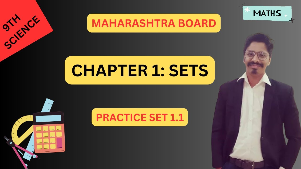 9th Science | Chapter 1 | Sets | Lecture 1 | Practice Set 1.1| New ...