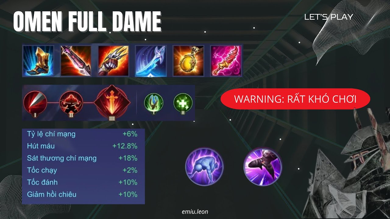 Các best Omen không muốn bạn biết build đồ này | Omen Full Dame | - YouTube
