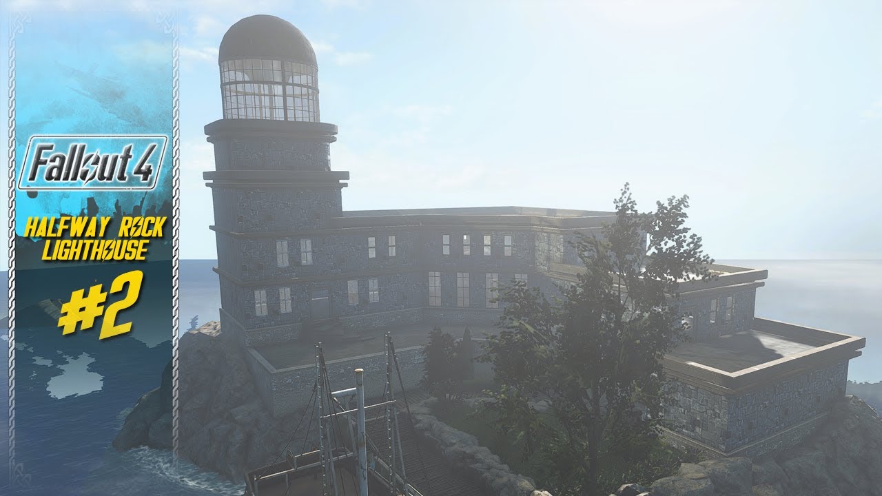 Fallout 4 - Let's Build - Halfway Rock Lighthouse - Settlement Build ...