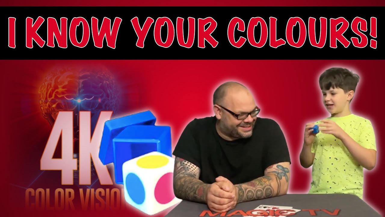 I Know Your Colours! | The Kid Magician Performs 4K Color Vision Box ...