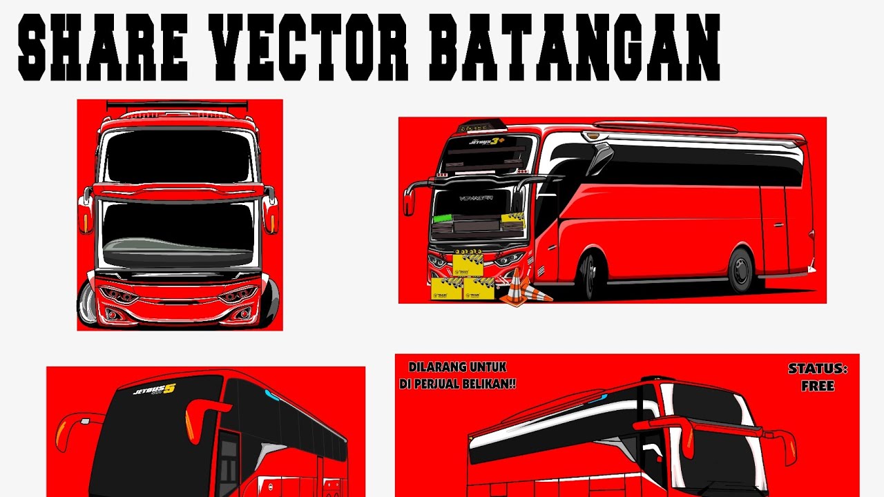 SHARE VECTOR BUS BATANGAN - YouTube