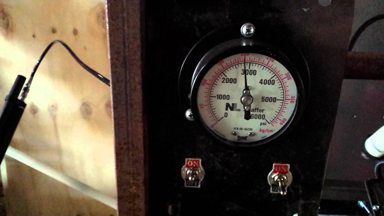 Homemade PCP Pump to 3600 psi - YouTube