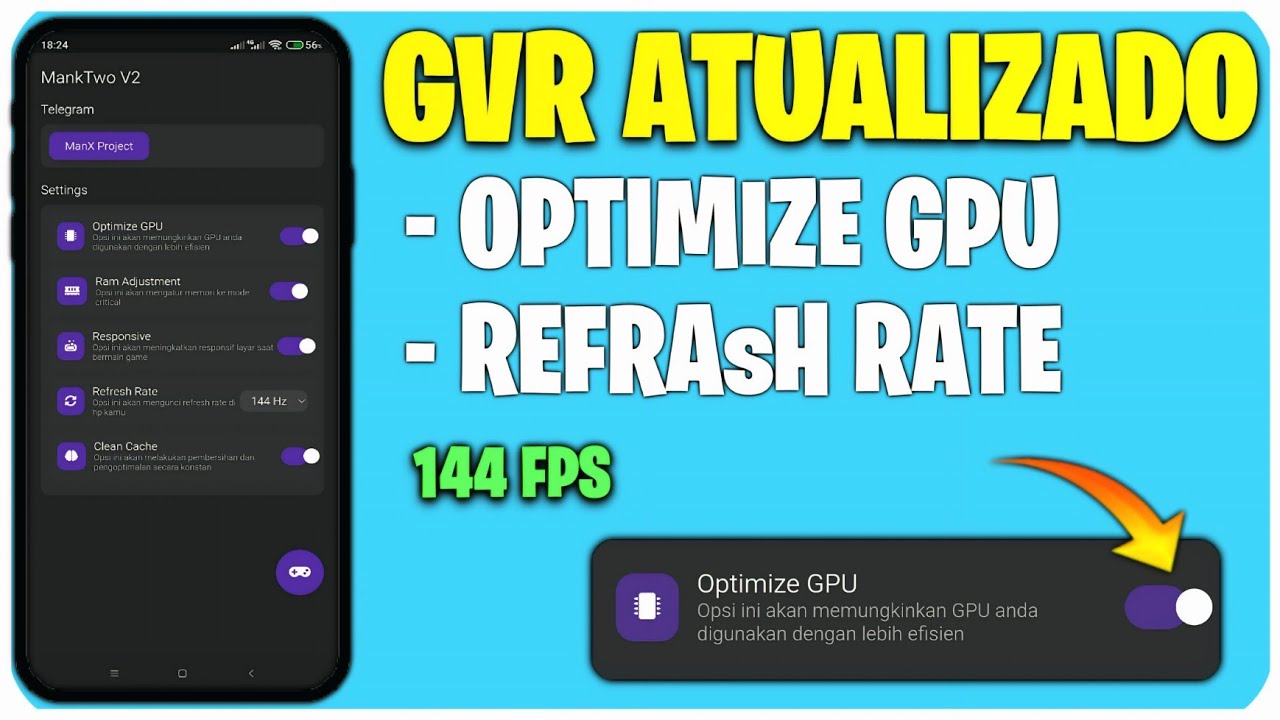 🚨 Game Vortex - Com Modulo De Desbloquear FPS - YouTube