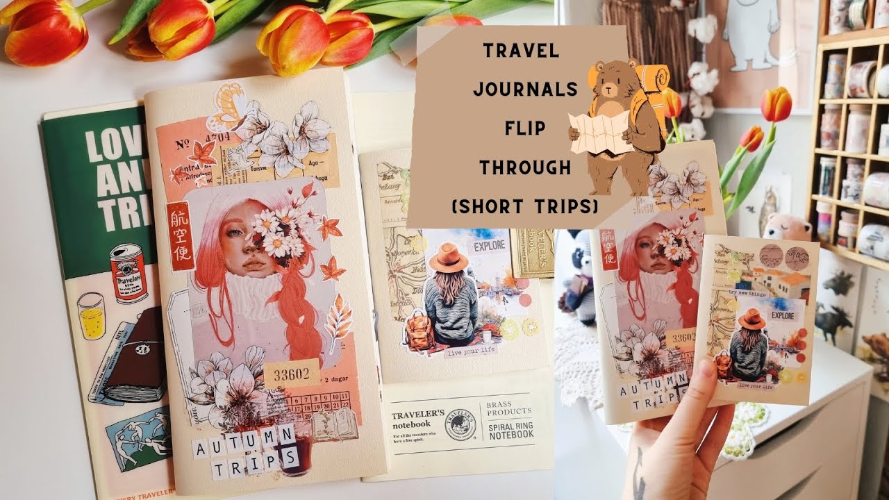 Travel journals flip through, short trips inserts) Traveller's notebook ...