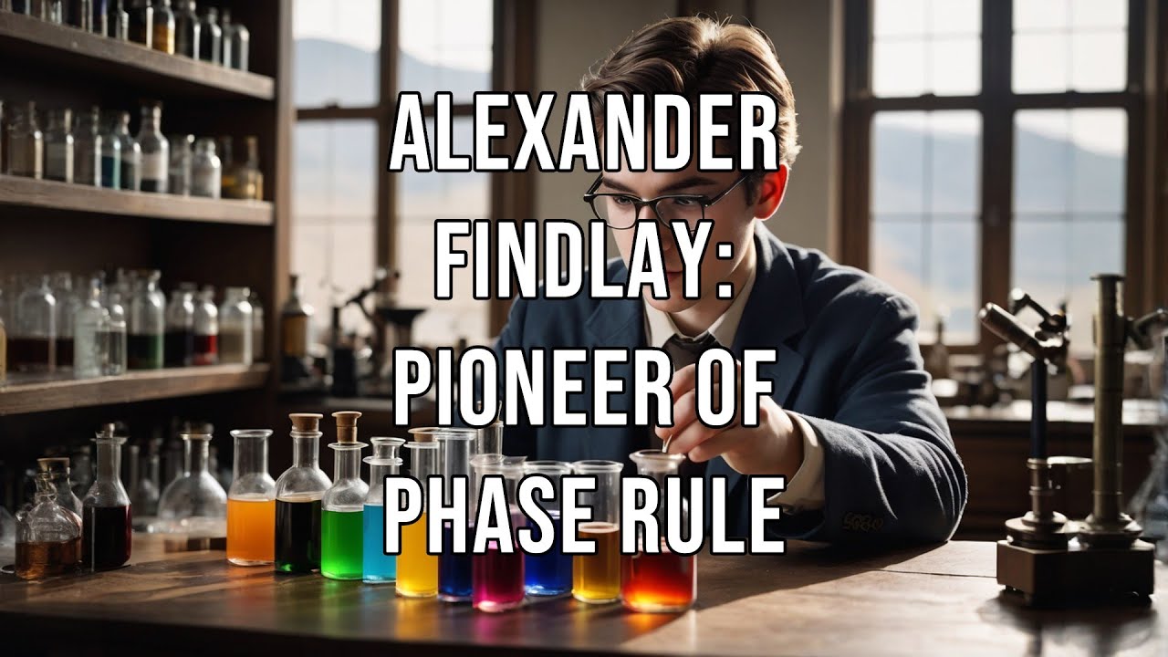 September 24th: Alexander Findlay Pioneer of Phase Rule - YouTube