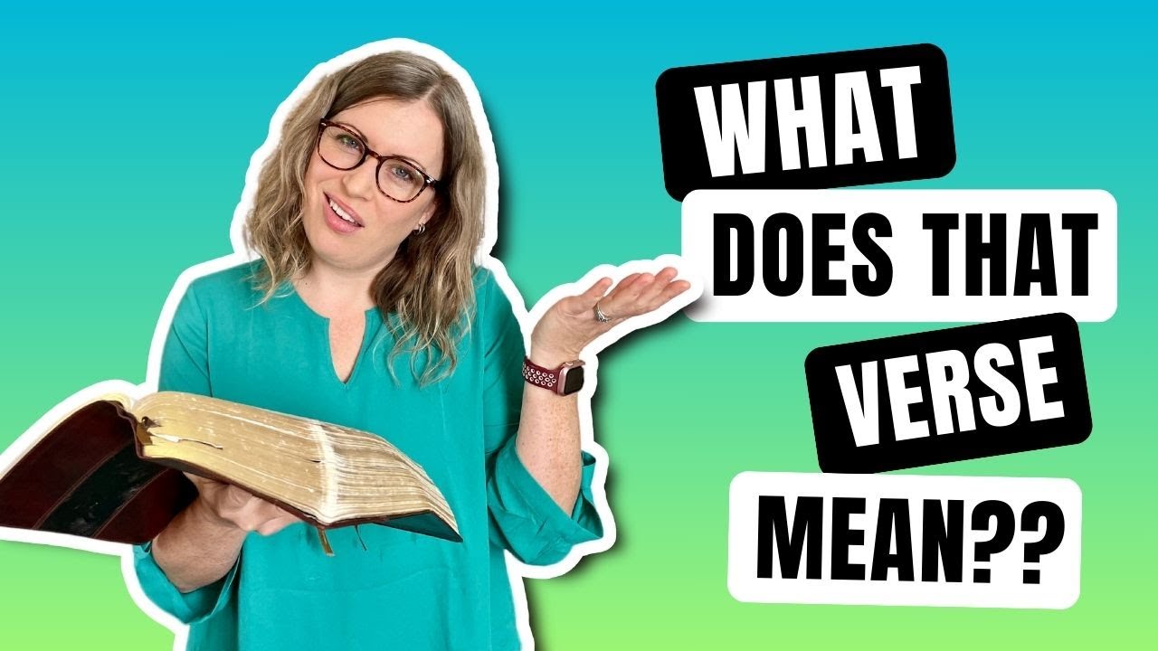 Decoding the Bible: How to read the Bible Series Episode 1 - YouTube