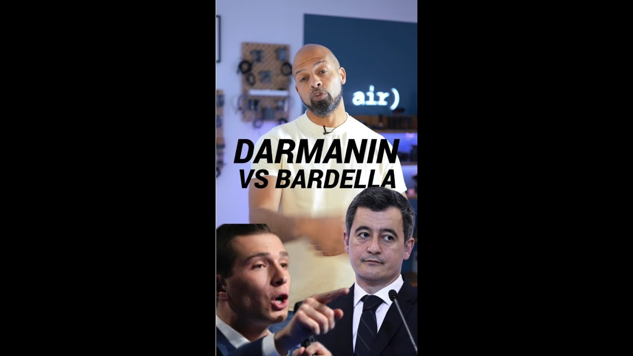 Dédain, pathos et humour : Jordan Bardella vs Gerald Darmanin le débat ...