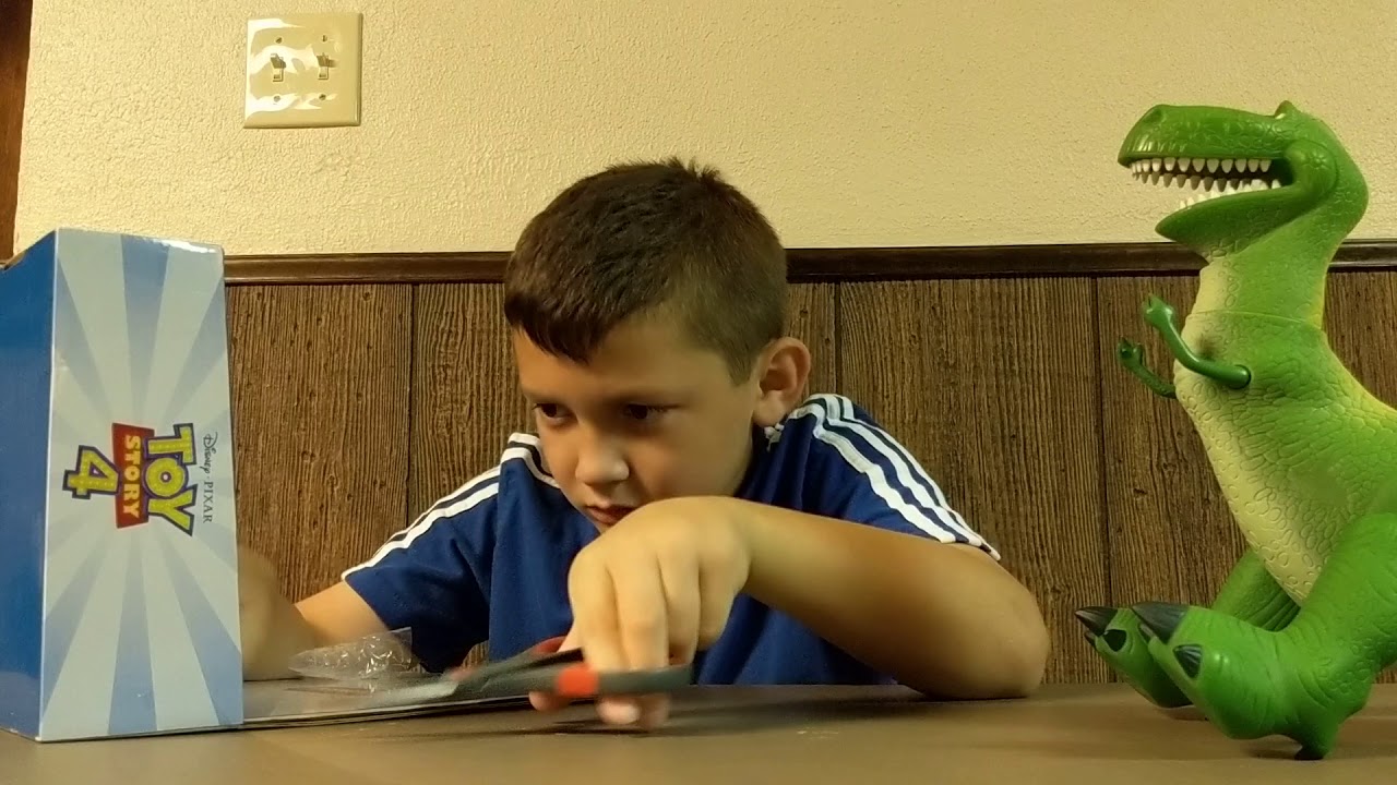Rex the Dinosaur from Toy Story 4 unboxing - YouTube