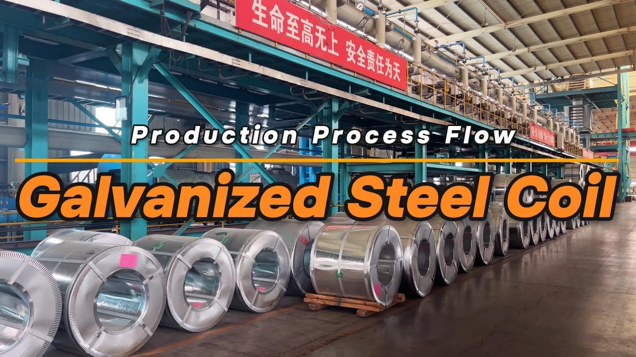 Galvanized Steel Coil Production Process Flow - YouTube