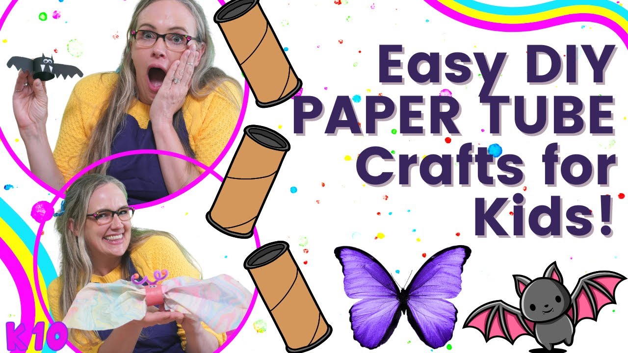 Easy DIY crafts for KIDS that you can make with a TOILET PAPER TUBE ...