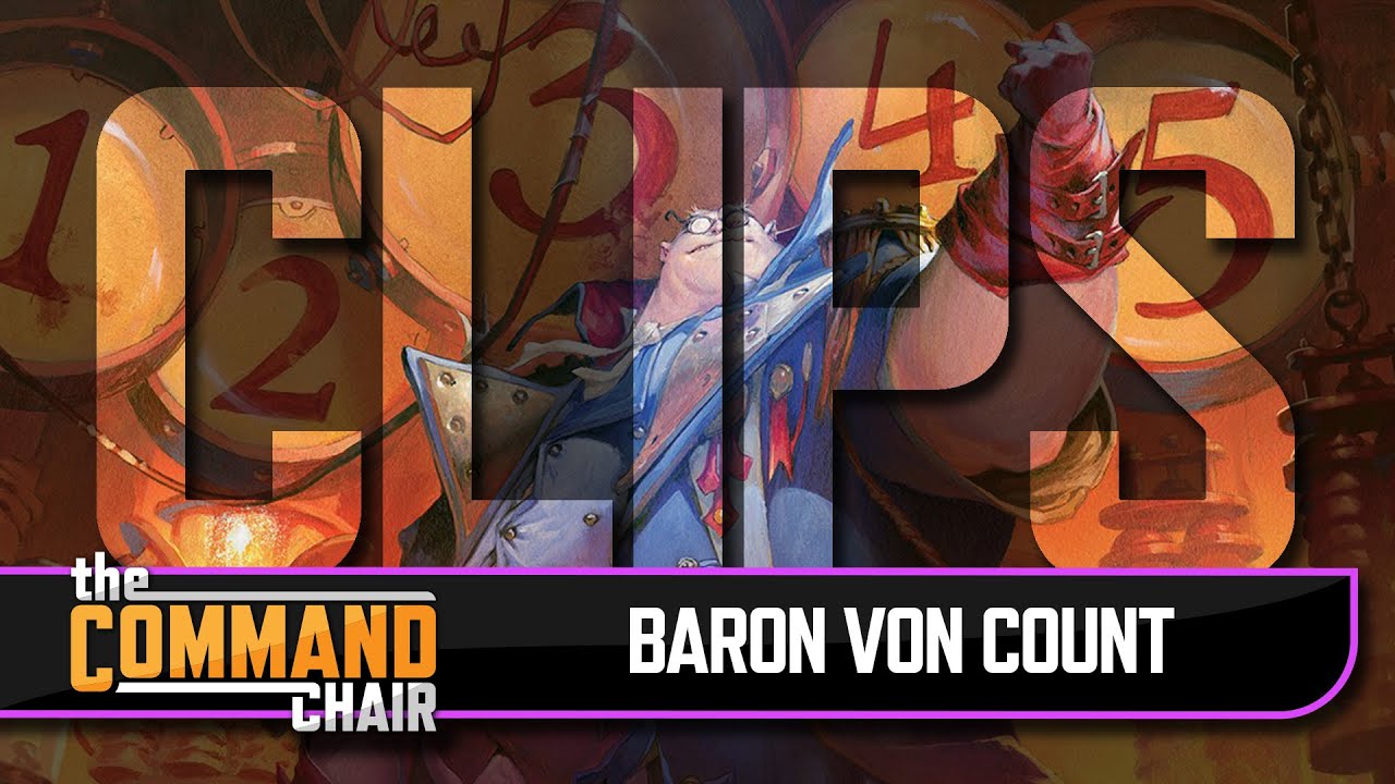 Why Toby Elliott Played Baron Von Count as His Commander - YouTube