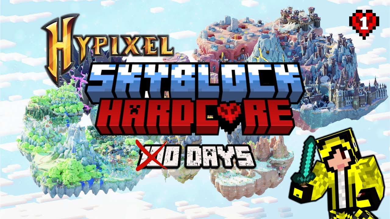 Hypixel Skyblock IMPOSSIBLE Challenge (1-Life Skyblock #1) - YouTube