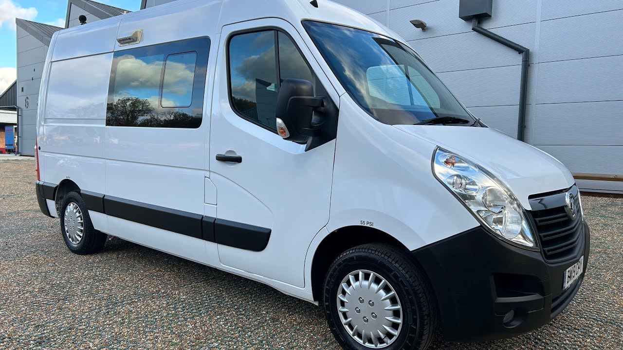 2019 Vauxhall Movano 2.3 CDTI 130 Welfare Mess Crewcab Van MWB - Ex ...