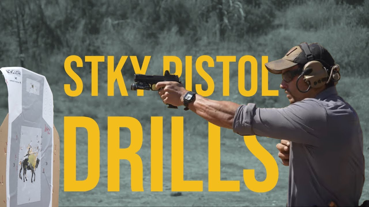 The NEW Tactical Cowboy STKY Target & Drills - Pistol - YouTube