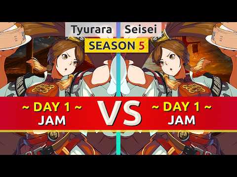 GGST 2.00 ▰ Tyurara (Day 1 Jam) vs Seisei (Day 1 Jam). High Level Gameplay