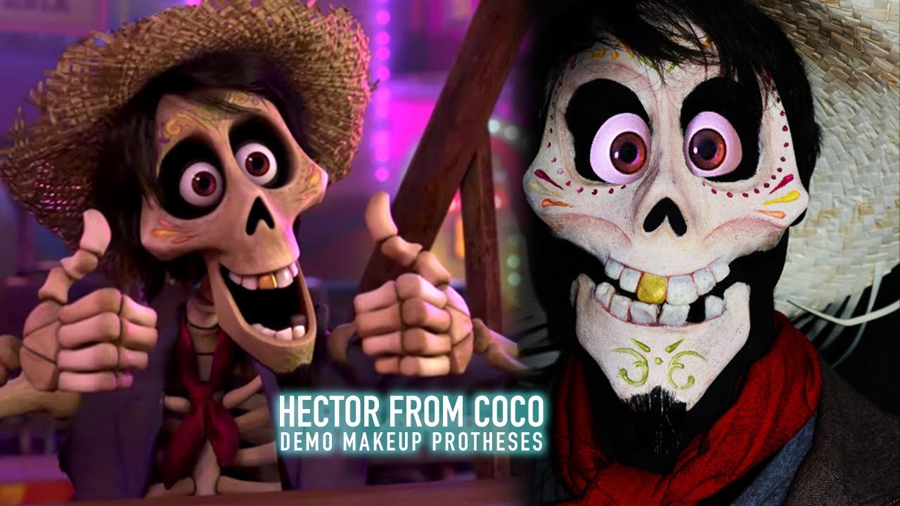 HECTOR FROM "COCO" MAKEUP - By Indy - YouTube
