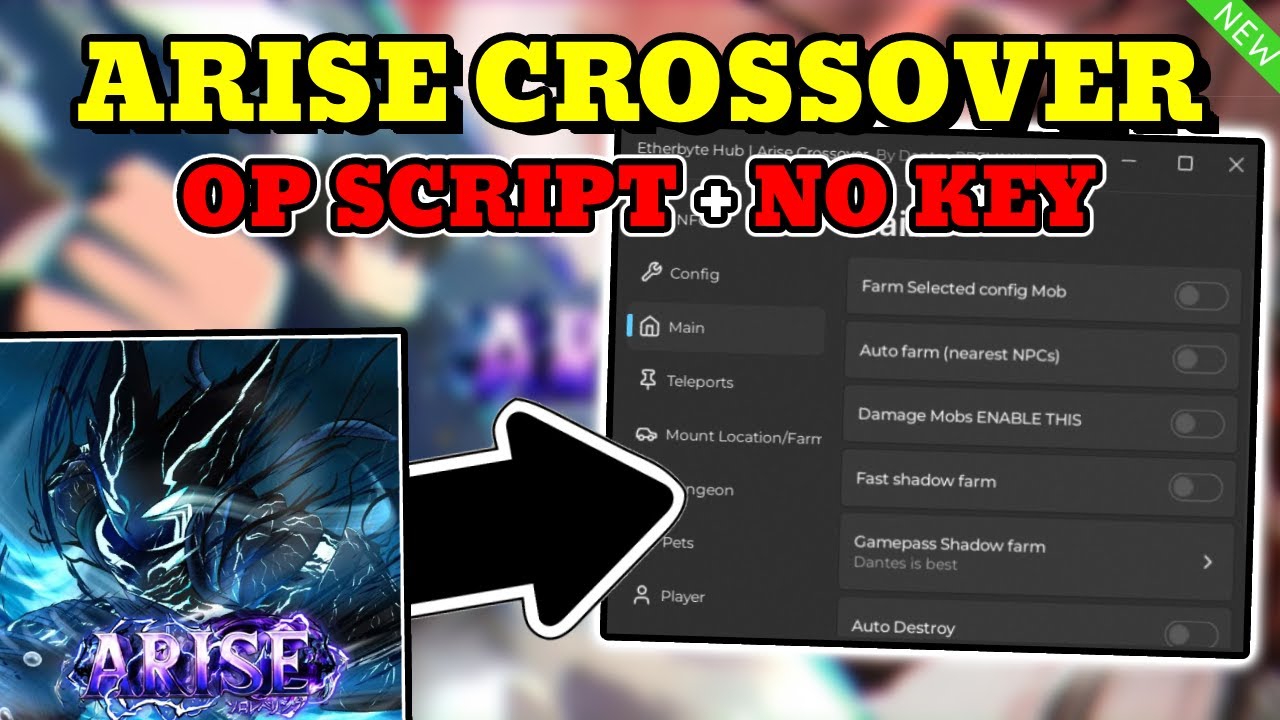 *NEW* Arise Crossover OP Script (AUTO FARM, AUTO DESTROY, TP & MORE ...