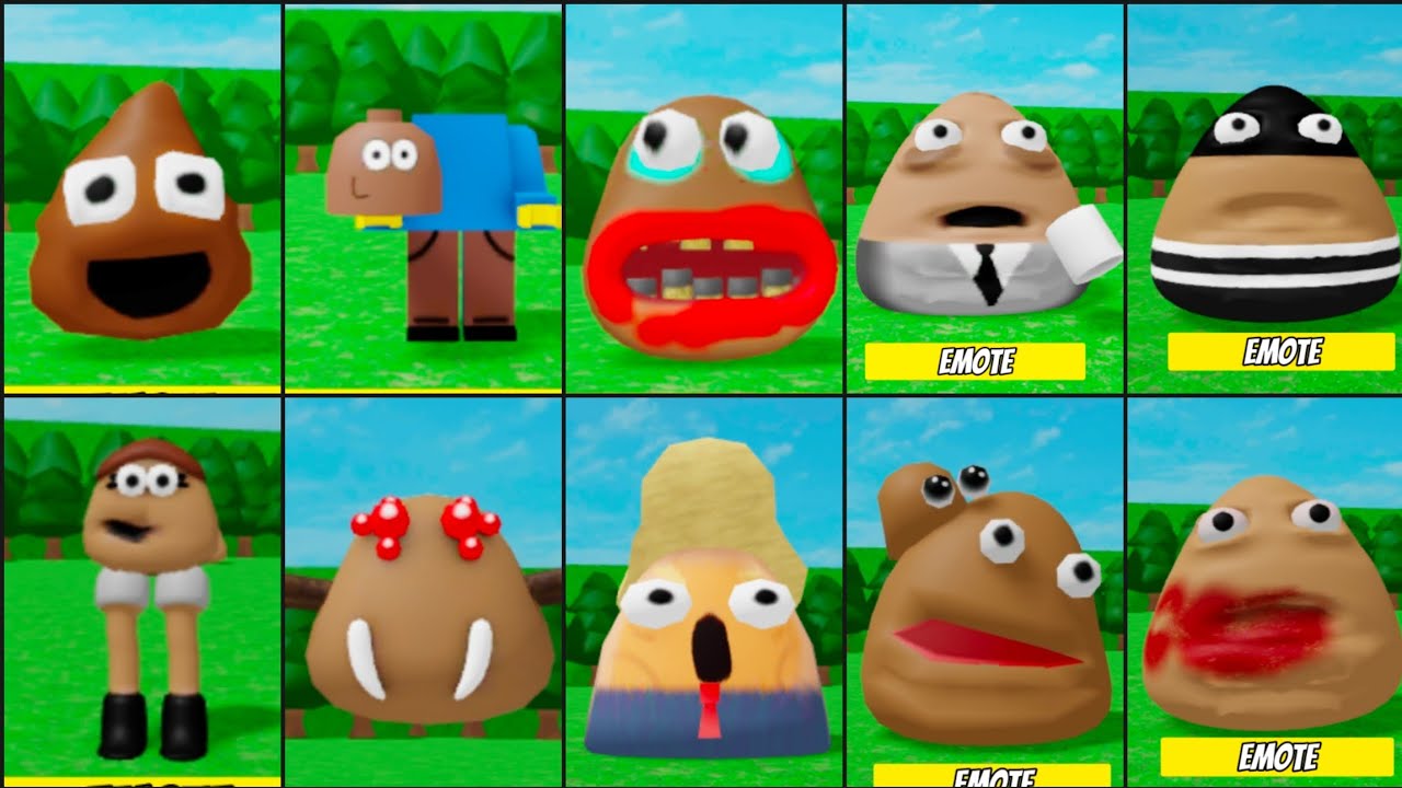 [ROBLOX] bou's All Monster + Pou Morphs + Bou's Morphs | Bou's Revenge ...
