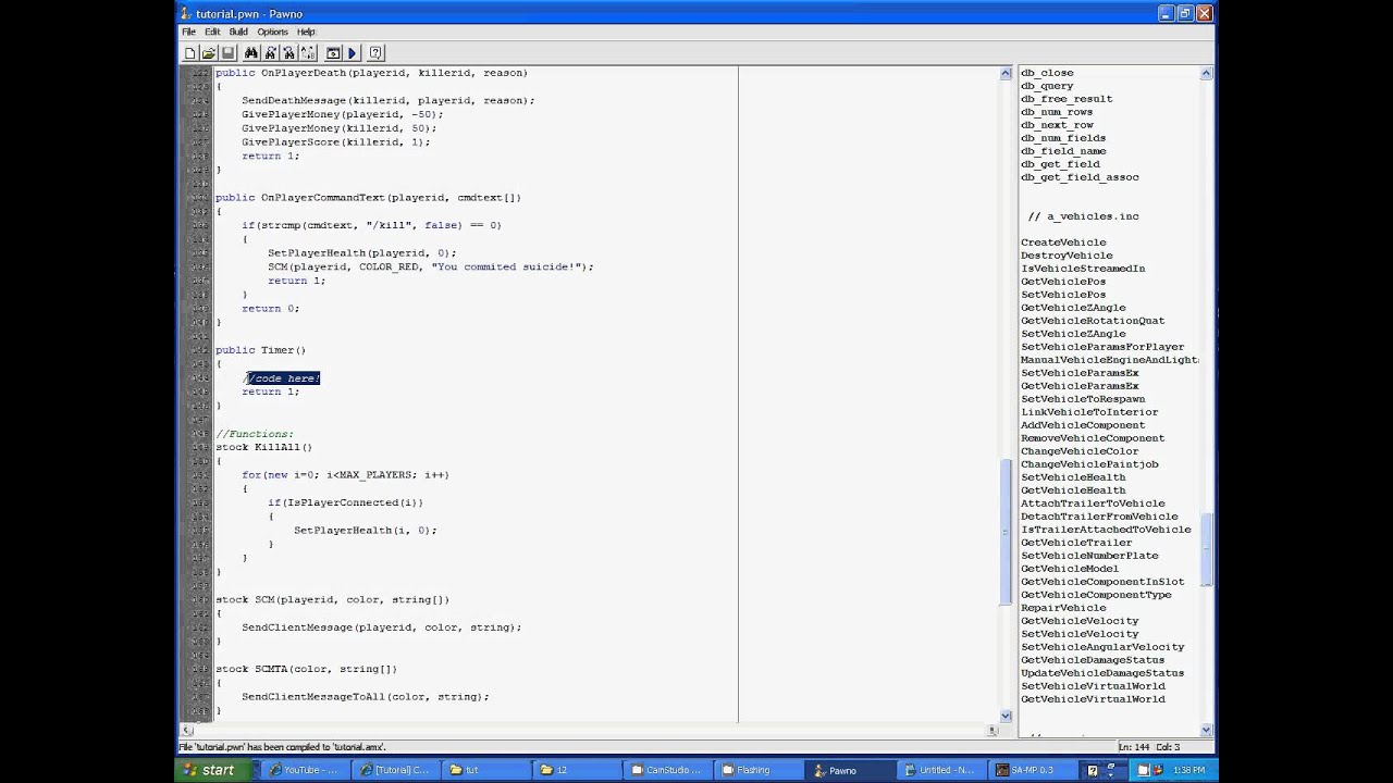 Sa Mp Scripting Tutorial 13 Timers Youtube 7987