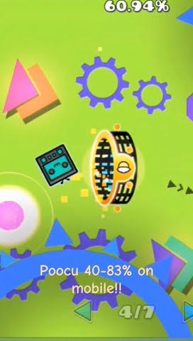 Poocu 40-83 on mobile! | Geometry Dash 2.2 #geometrydash #gd #gaming ...