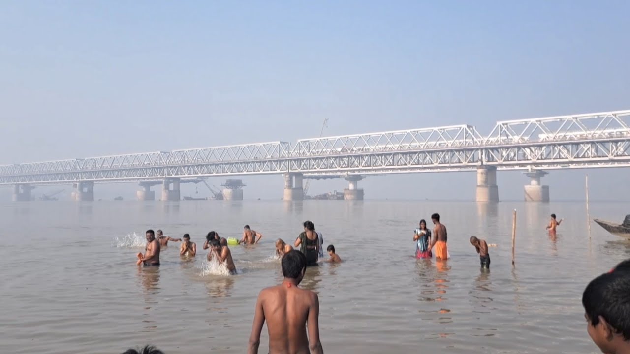 Simaria, gar.\n Ganga slam video. Simaria ghat Maha kumbhir. Gangaslal ...