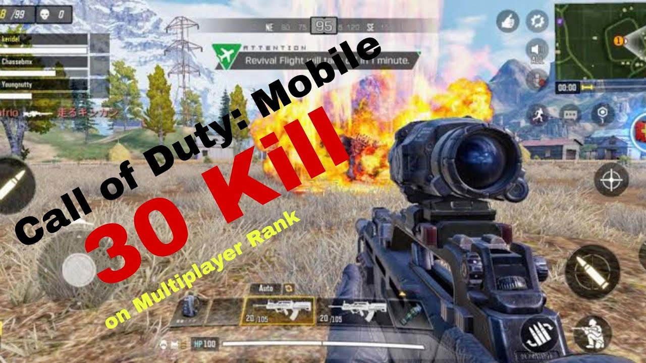 Multiplayer Ranked match -30 kill | Call of Duty: Mobile | @ @No Name - YouTube