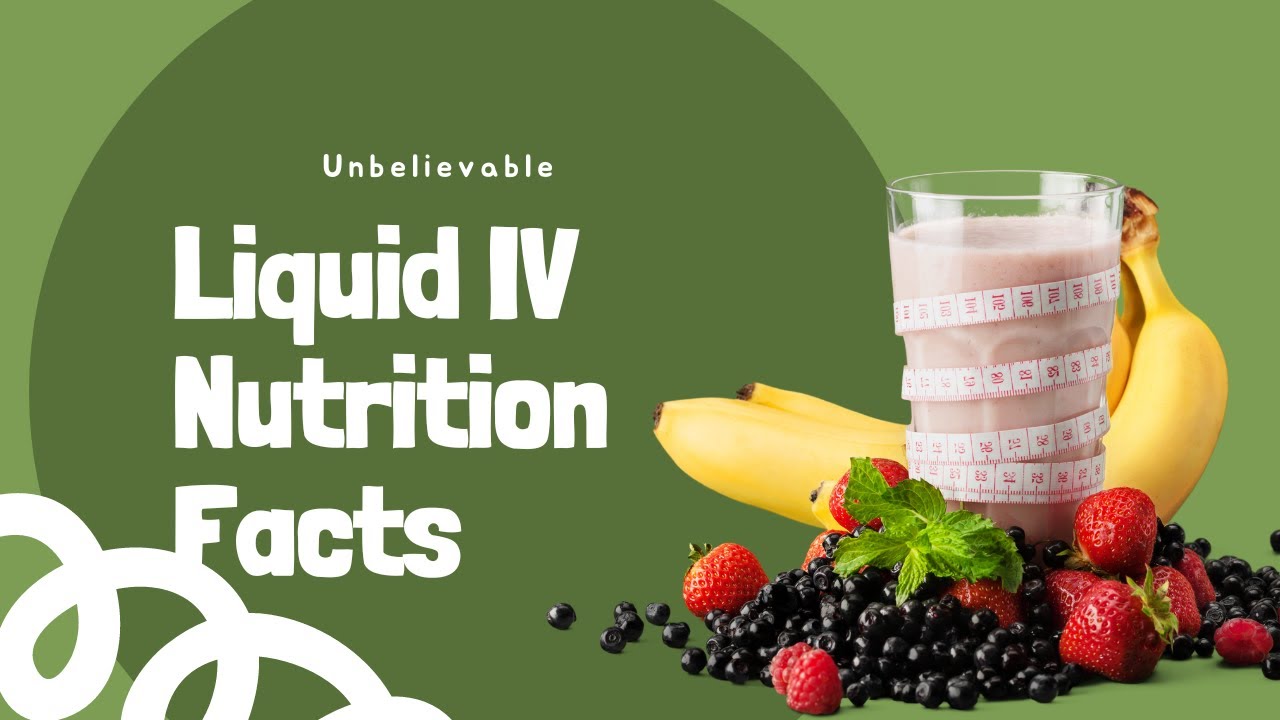 Unbelievable Liquid IV Nutrition Facts Revealed! - YouTube