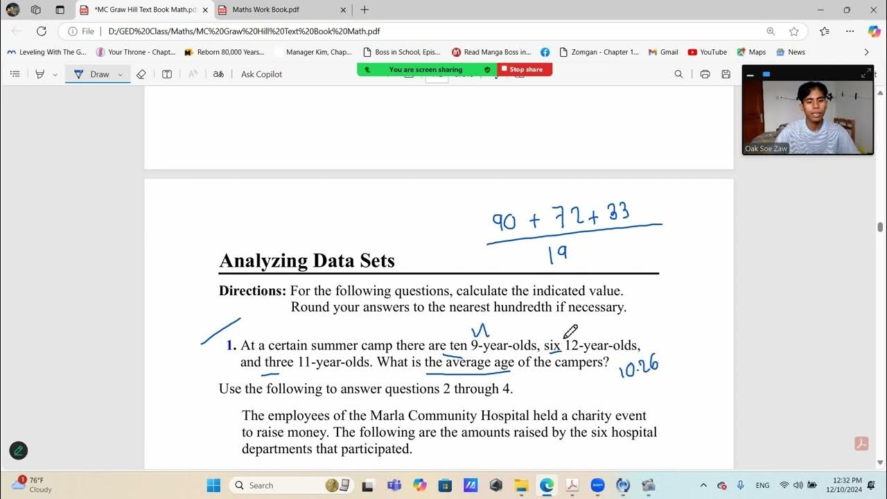 Chapter 9: Statistics And Data Analysis Full Explain Part 1 - YouTube