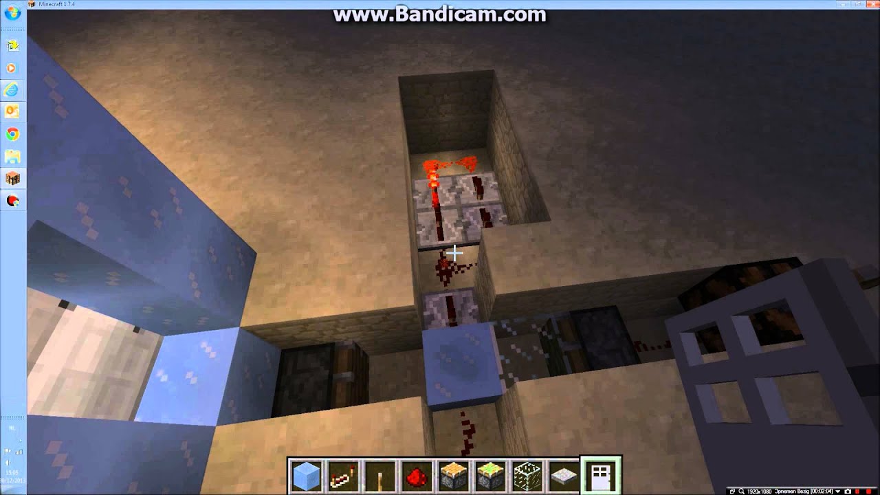 Minecraft 1.7.4 House Alarm - Reset button + On/Off - YouTube