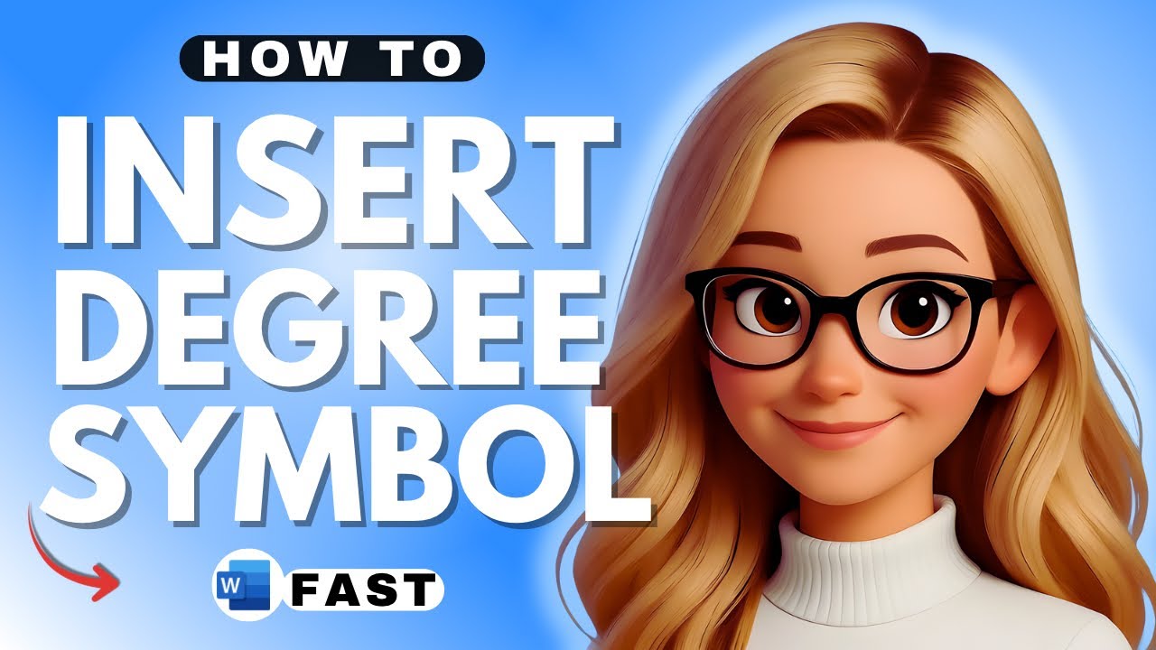 How to Insert Degree Symbol in Microsoft Word - 2025 - YouTube
