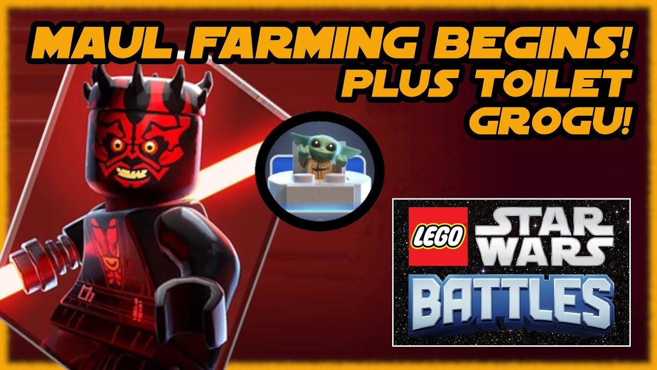 It's Time for MAUL!!! (and Toilet Grogu) -- LEGO Star Wars Battles ...
