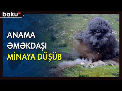 Cəbrayılda ANAMA əməkdaşı minaya düşüb - BAKU TV (17.06.2022)