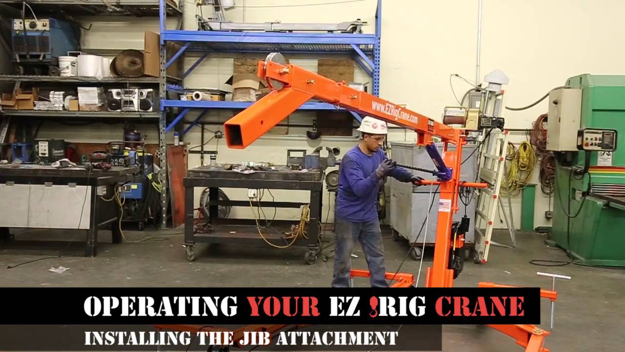 How to Install the EZ-Rig Crane Jib Extension - YouTube