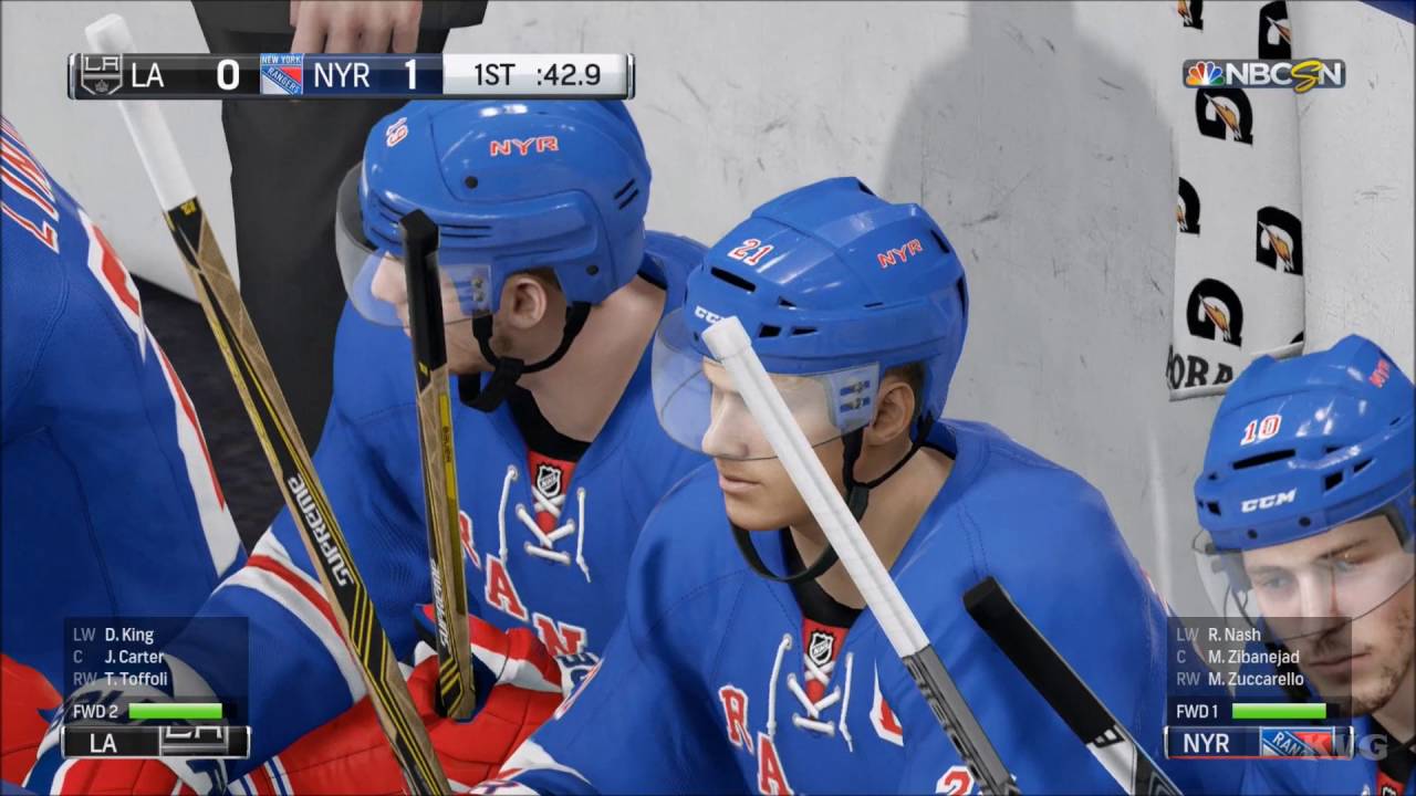 NHL 17 - Los Angeles Kings vs New York Rangers | Gameplay (HD ...