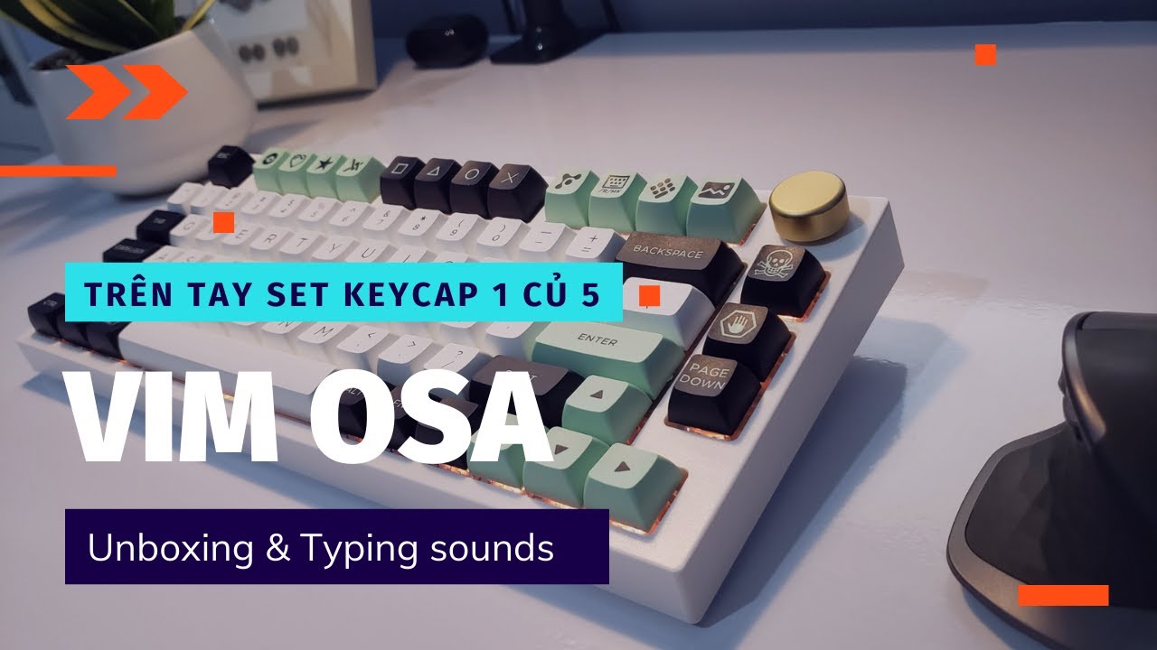 Vim OSA Keycap Set Unboxing With NJ80 Keyboard KIT - YouTube