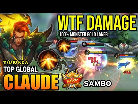 CLAUDE BEST BUILD 2023 | TOP GLOBAL CLAUDE GAMEPLAY | MOBILE LEGENDS ...